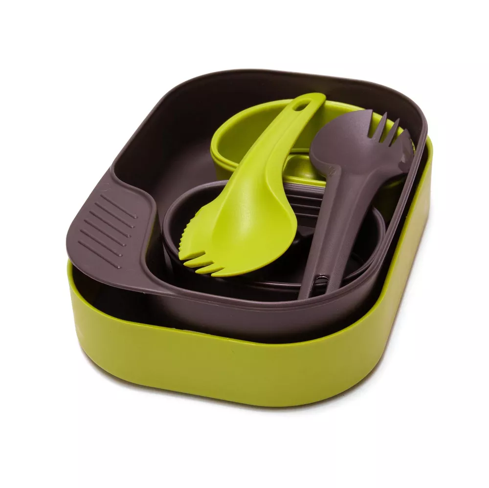 WILDO The Camp-A-Box Duo Light - lime - zestaw naczyń na biwak ...