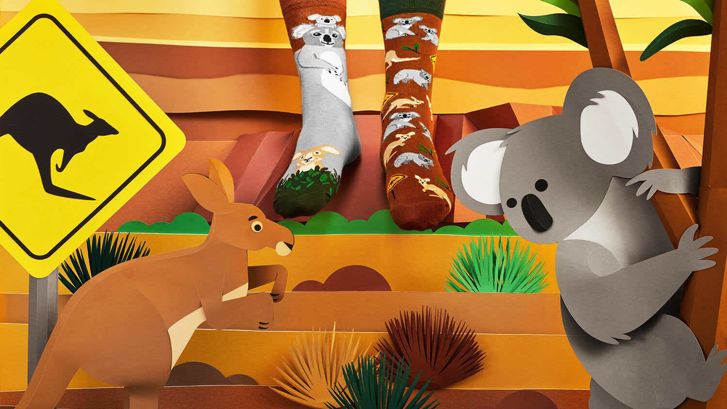 MANY MORNINGS - Koality Time - bawełniane kolorowe skarpetki - koale