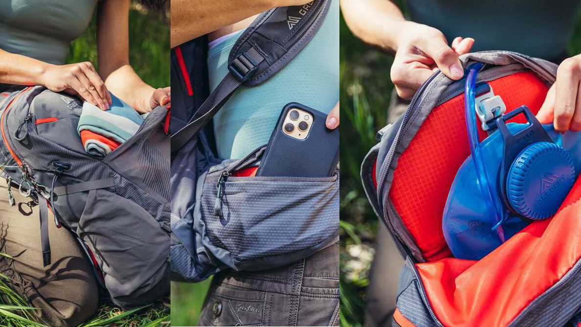 GREGORY Maya 25 - damski plecak turystyczny - storm blue