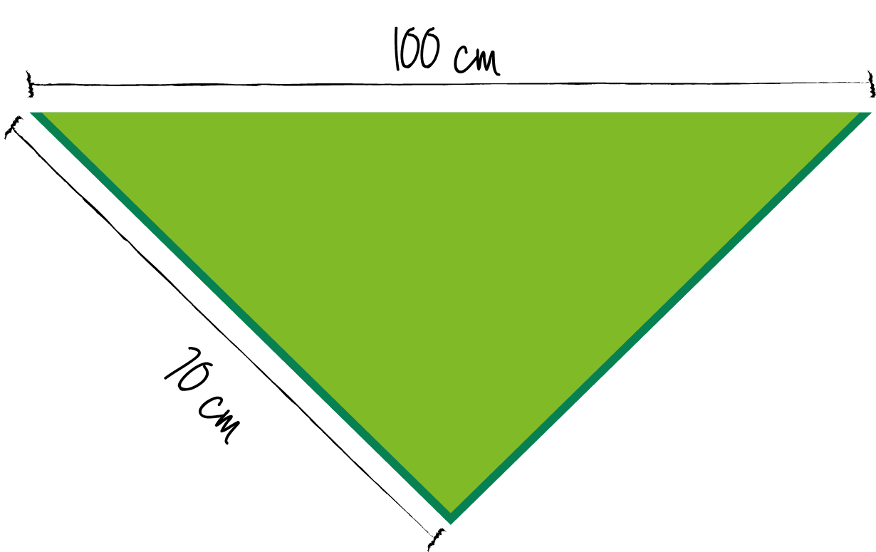 Wymiary chust harcerskich - blog harcerski WGL.pl